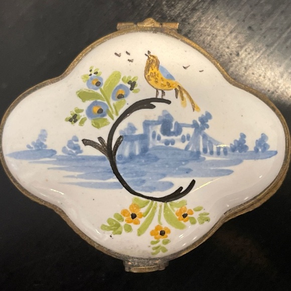 Tiffany & Co. | Other | Vtg Tiffany Co France Porcelain Box Bird Of ...